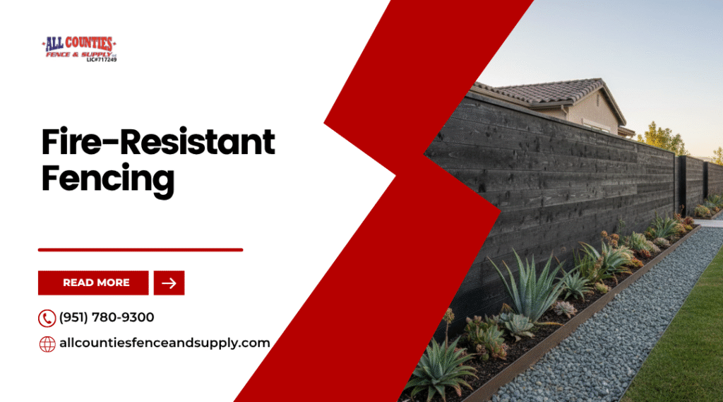 Fire-Resistant Fencing for California Homes | Guide